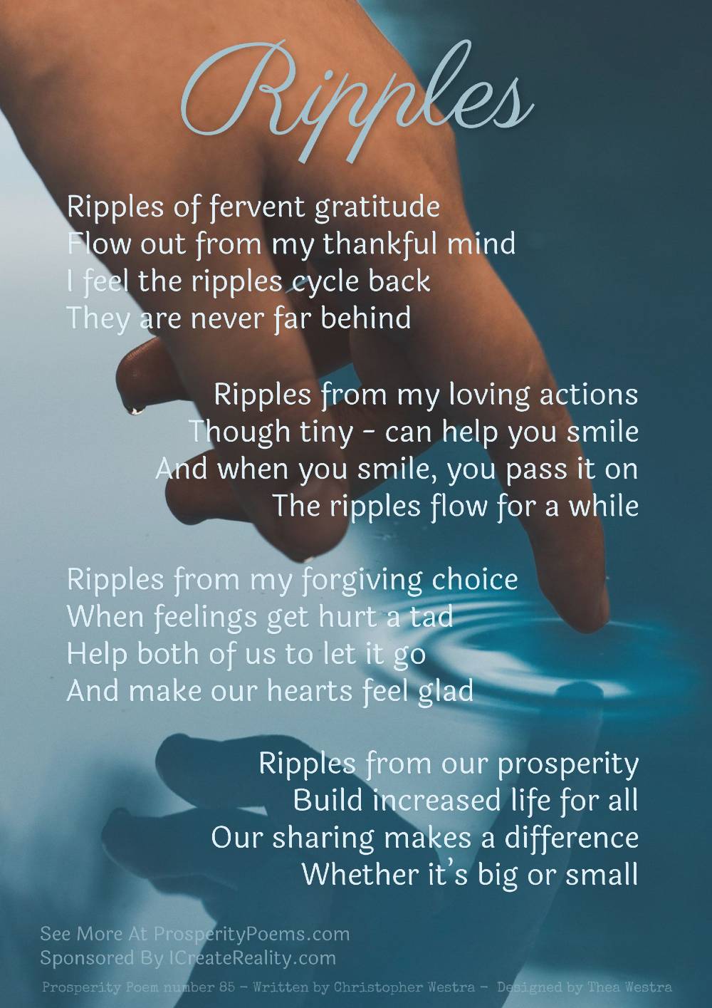 Prosperity Poem - Ripples